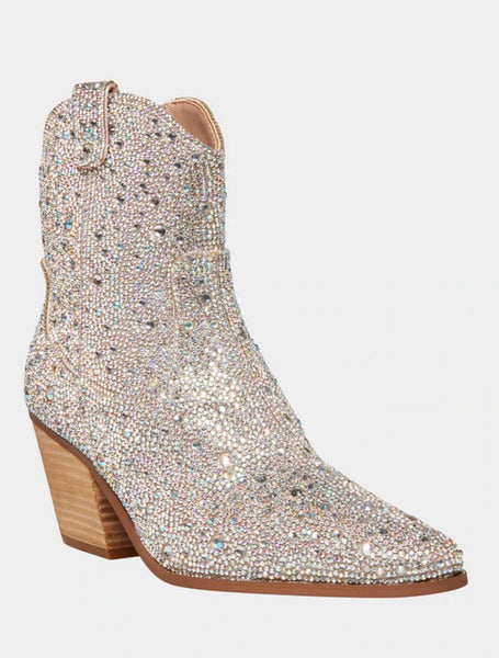 Diva Rhinestone Bootie – Cactus Flower